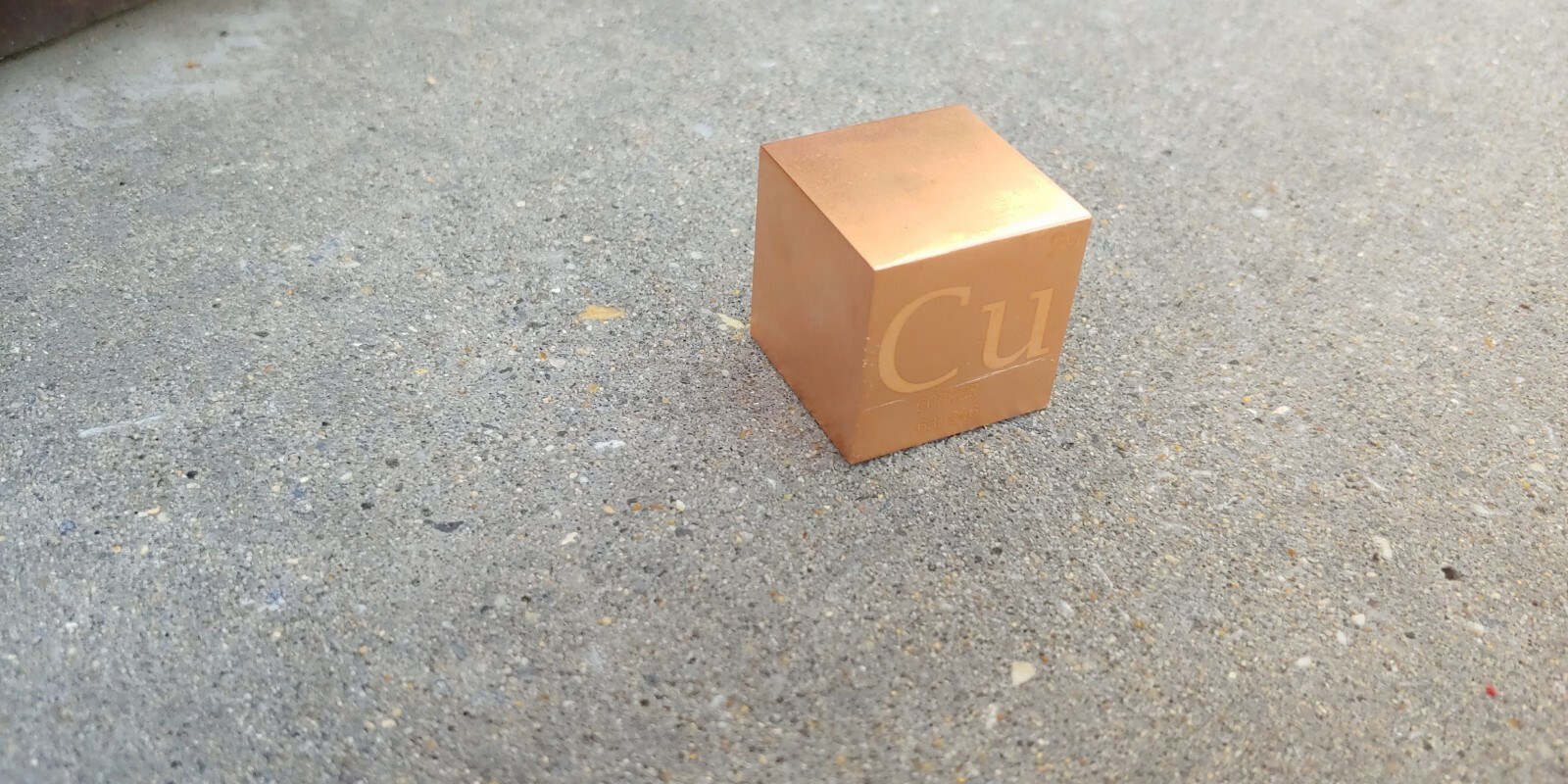 1 inch 25.4 mm Copper Cu metal element cube periodic table 99.9% pure ...