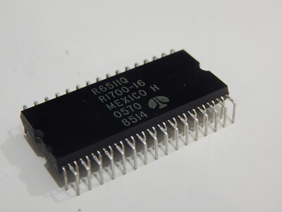 ROCKWELL R6511Q MICROCONTROLLER 2MHZ QUIP 8 BIT 64KB 5V 64 PIN PLASTIC ...
