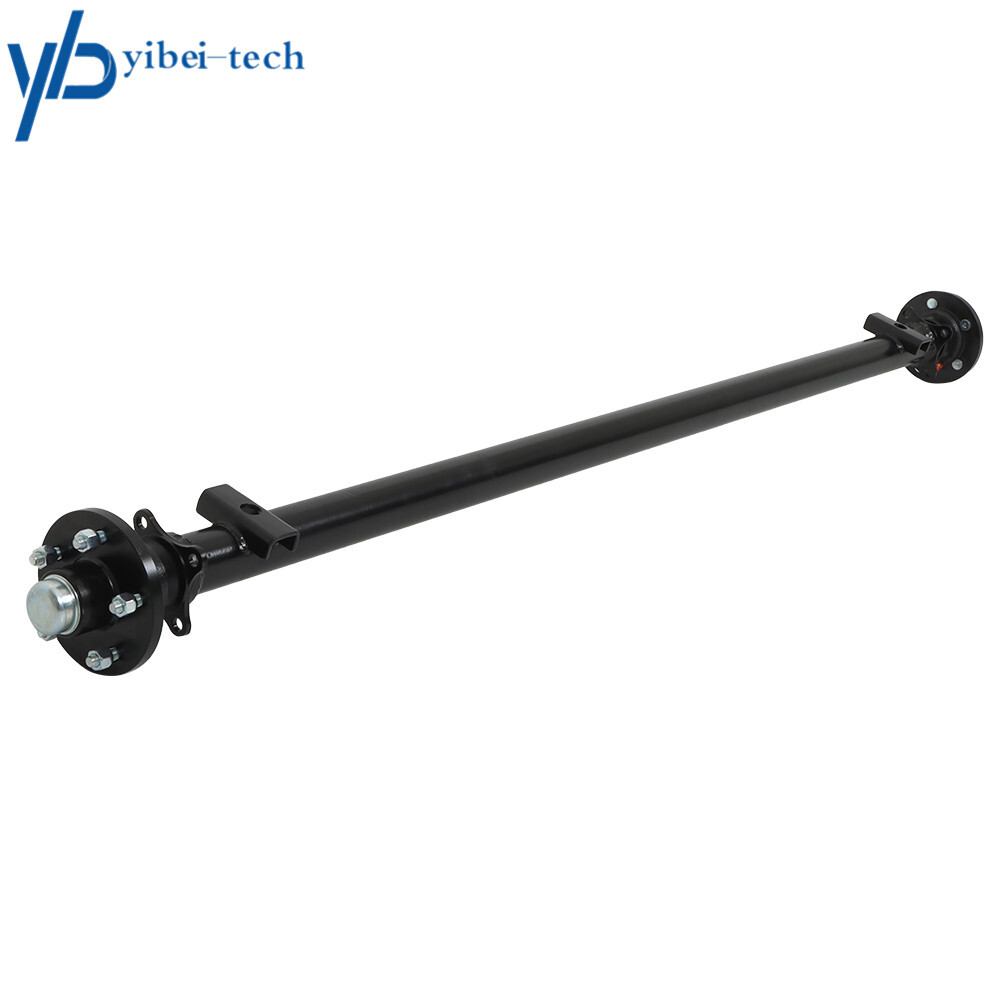 3.5K Trailer Axle 5 lug 73" HF 58" Spring Center 60" 5 on 4.5" with U ...