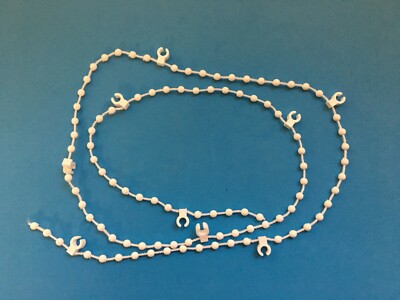 HILLARYS WHITE VERTICAL BLIND LINK BEAD CHAIN | eBay UK