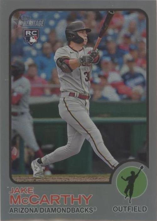 2022 Topps Heritage High Number - Jake McCarthy #616 Silver Bordered ...