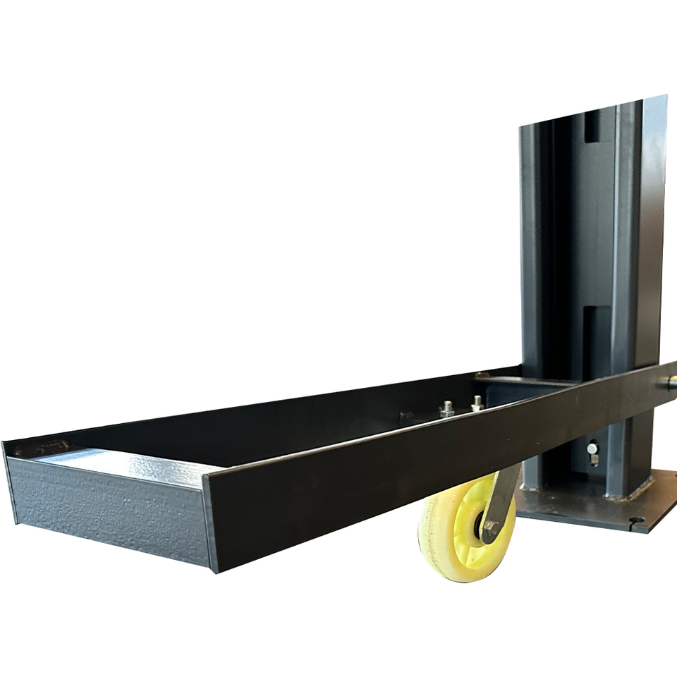 8500 Lbs Four Post Parking Lift 4-Post Storage Service Car Lift Casters ...
