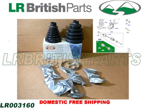 LAND ROVER FRONT AXLE BOOT KIT FITS RH OR LH SIDES LR2 NEW GKN LR003160 ...