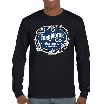 Vintage Ford Motor Co Long Sleeve T-shirt Classic Ford Logo Truck ...