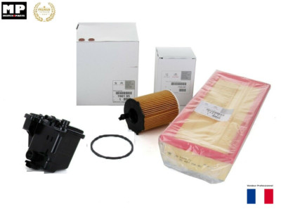 Pack 3 filtre à Air/Huile/ Gazoil d'Origine CITROEN C3 C4 PICASSO 1.6 ...