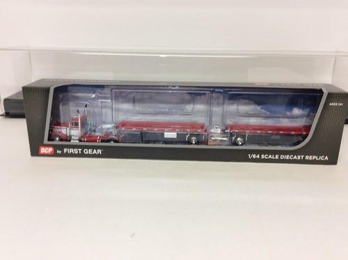 DCP Peterbilt Single Axle Day Cab 379w/28.5 Flatbed Trailers.New in Box ...