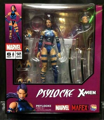 MEDICOMTOY MAFEX 141 PSYLOCKE Action Figure COMIC Ver. MARVEL X-MEN ...