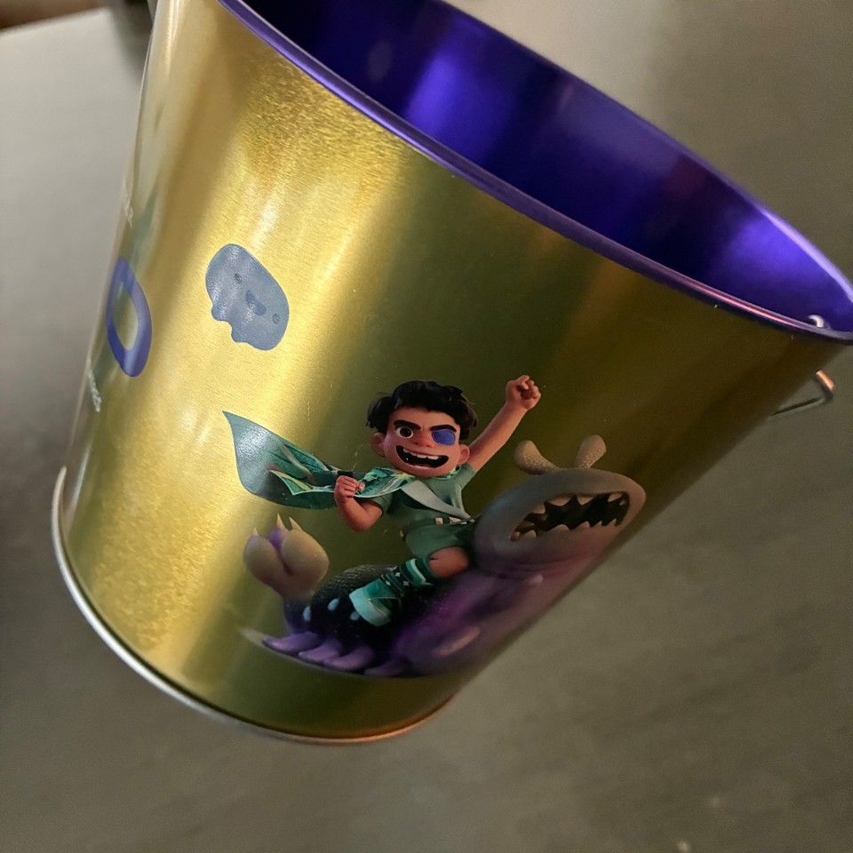 Disney ELIO Kids Popcorn Bucket & Cup Sipper w/ Bendy Straw - AMC ...