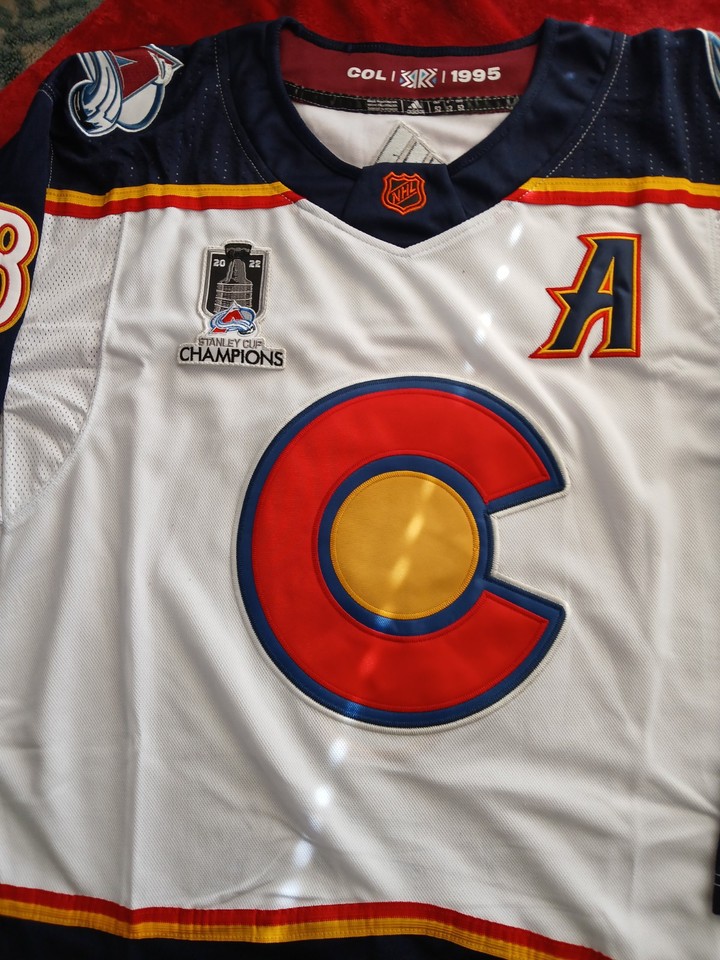 MAKAR COLORADO AVALANCHE ADIDAS REVERSE RETRO 2.0 HOCKEY JERSEY S NWT ...