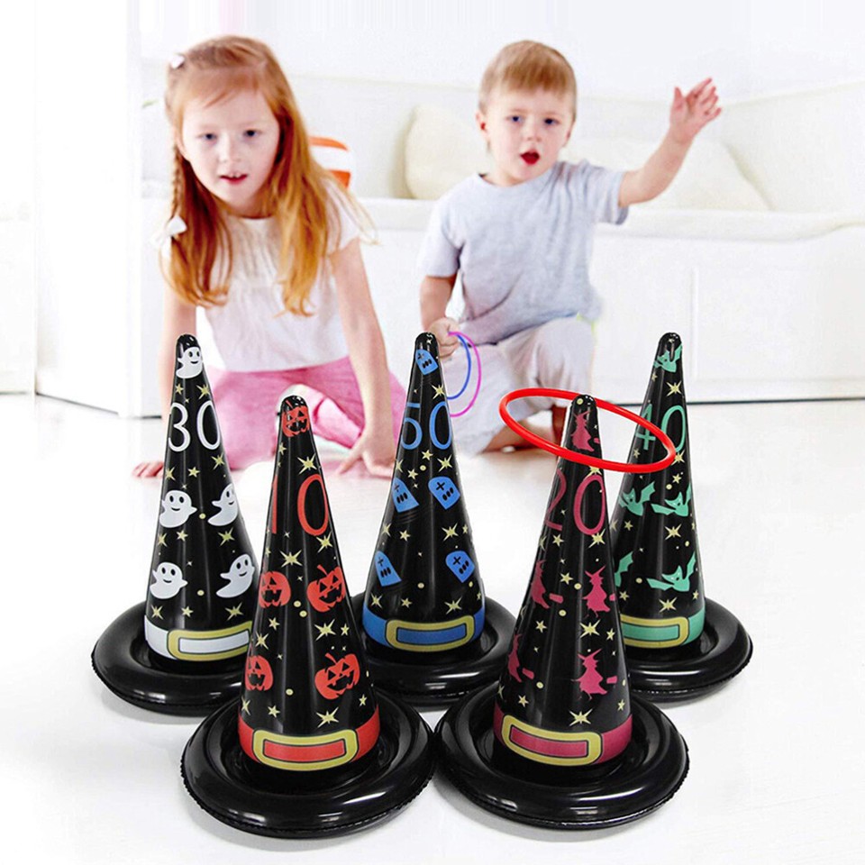 Throwing Hat Ring Family Halloween Party Games Halloween Party Toys | eBay