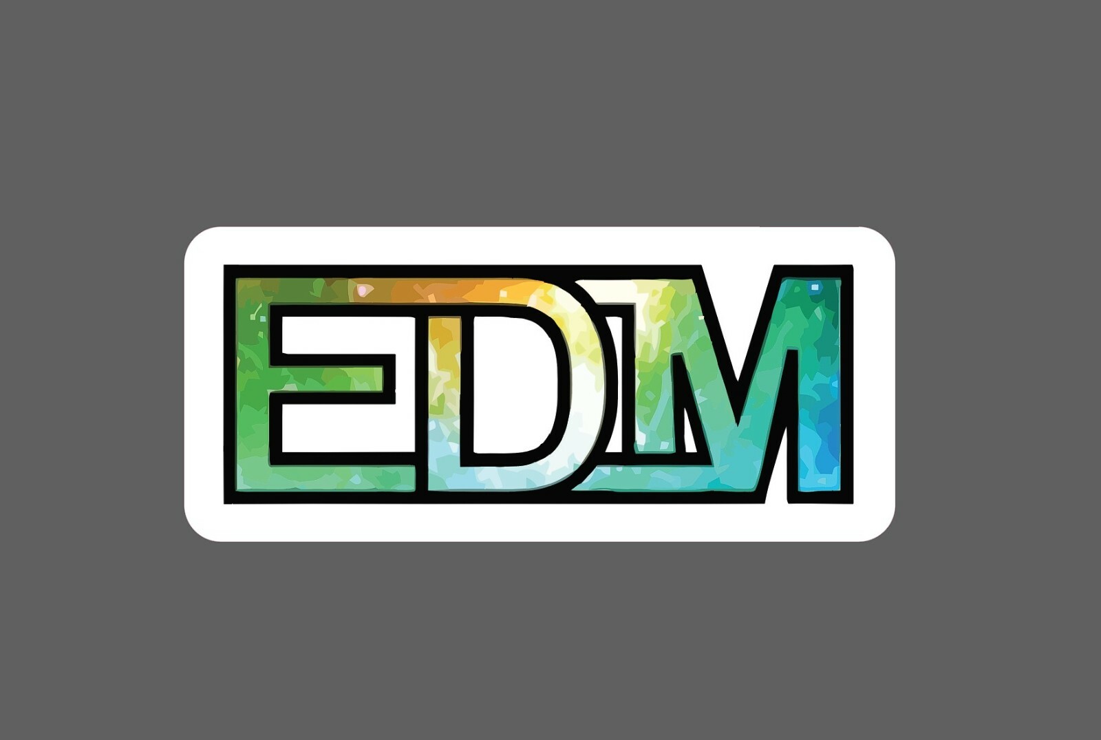 EDM Sticker Music Party Dance Waterproof Concert Rave Gift NEW | eBay