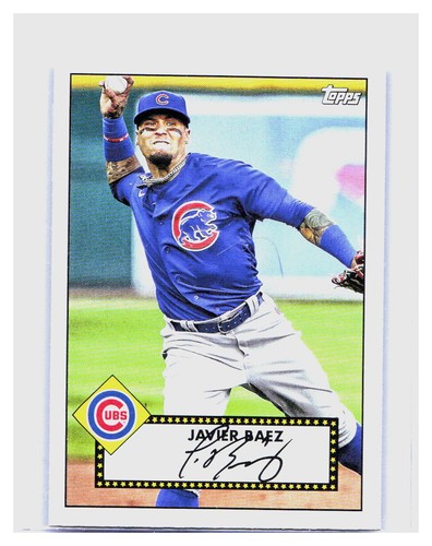 Javier Baez 2021 Topps Baseball - 1952 #TC52-4 - Chicago Cubs | eBay
