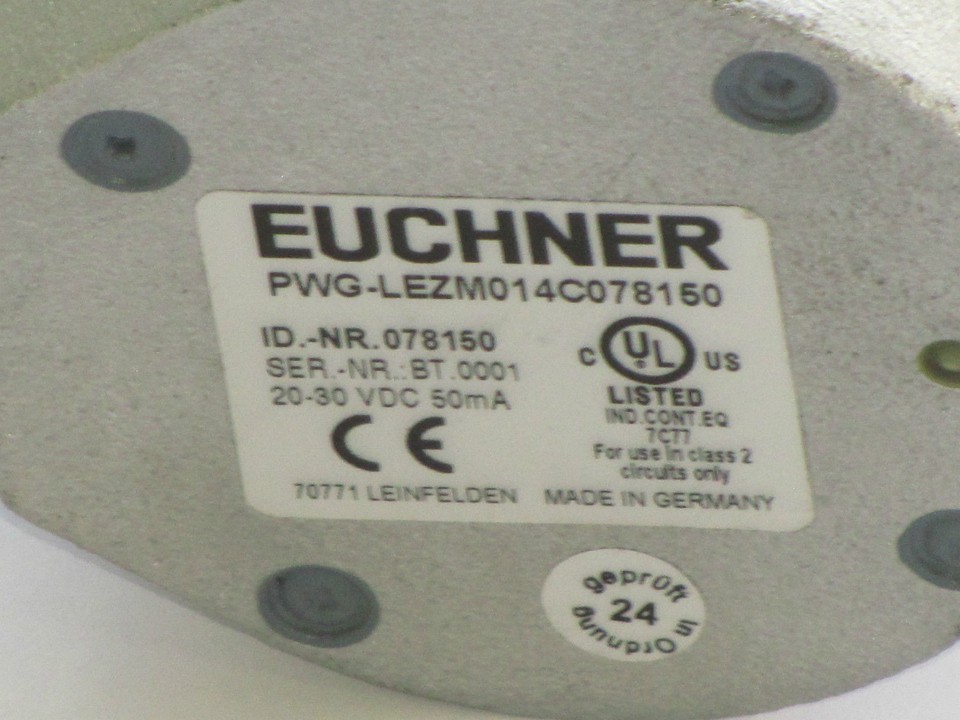 EUCHNER ROTARY ENCODER No. PWG-LEZM014C078150 --NEW-- | eBay