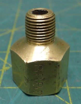 Parker Hannifin 222P-2-2 Brass Pipe Adapter 1/8" Female NPT X 1/8" Male ...