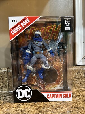 McFarlane Toys DC Direct The Flash Captain Cold with Comic Action ...