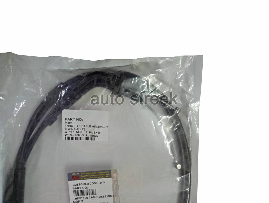 Genuine Royal Enfield Interceptor 650 Throttle Cable Assembly | eBay
