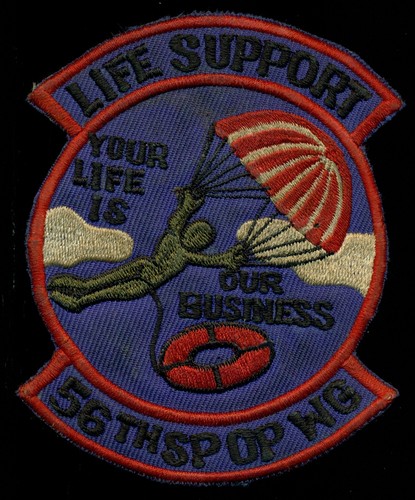 USAF 56th Special Operations Wing Life Support Section Patch S-22 | eBay