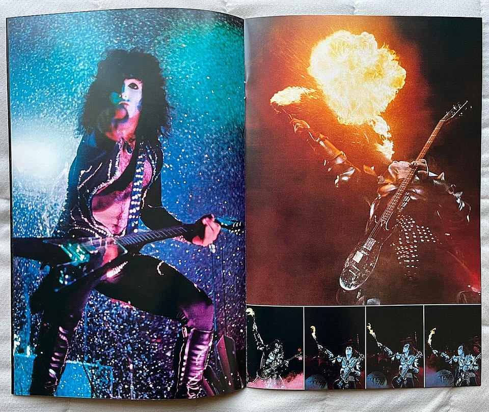 KISS Destroyer 45th Anniversary Deluxe Boxset Tour book Program Ace ...