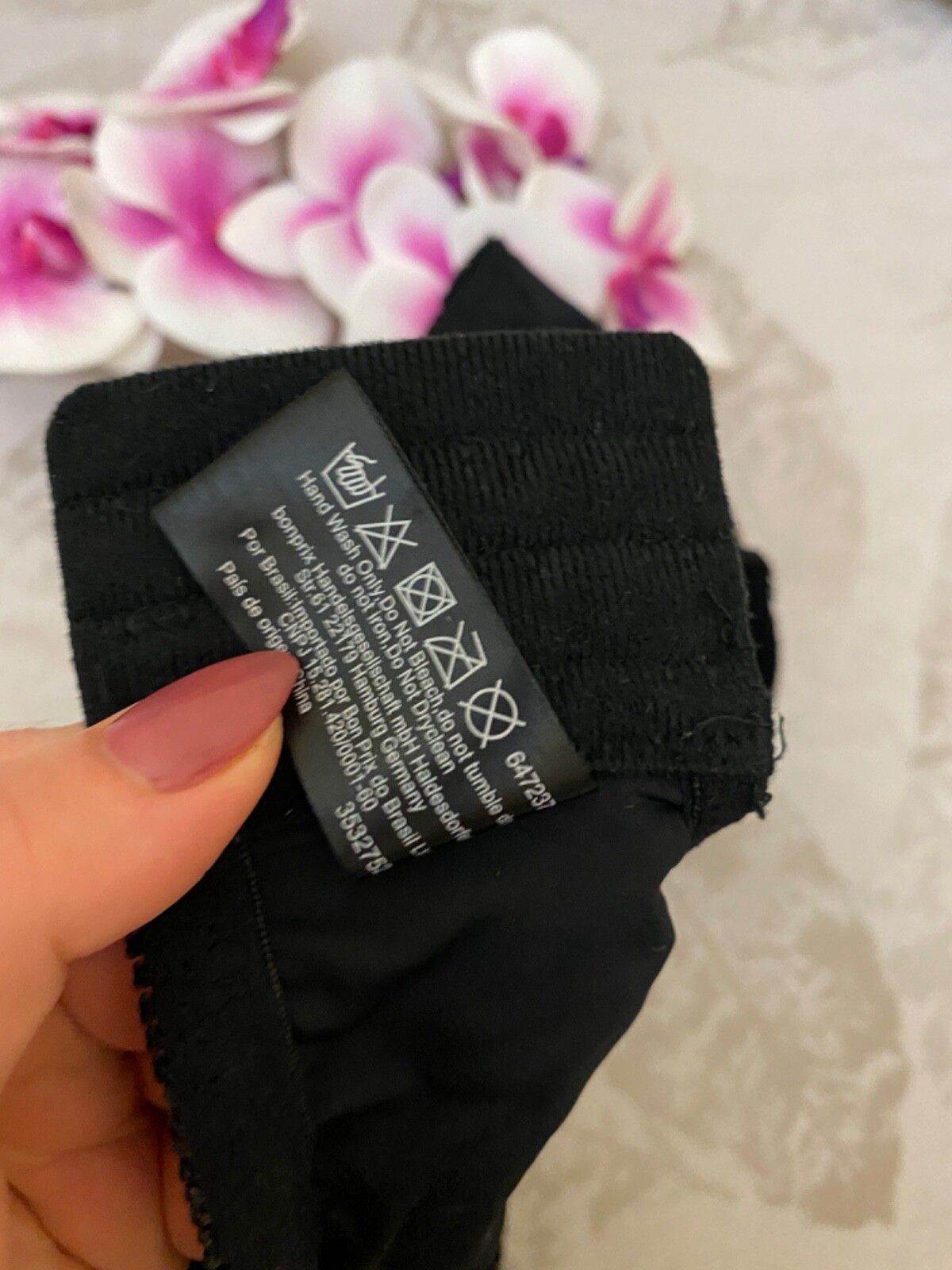 Bpc Bra size it6E gb40E eu 90F Unpadded underwired black | eBay