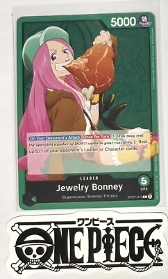 One Piece OP07-019 L Jewelry Bonney - Leader - English - TCG - Mint ...