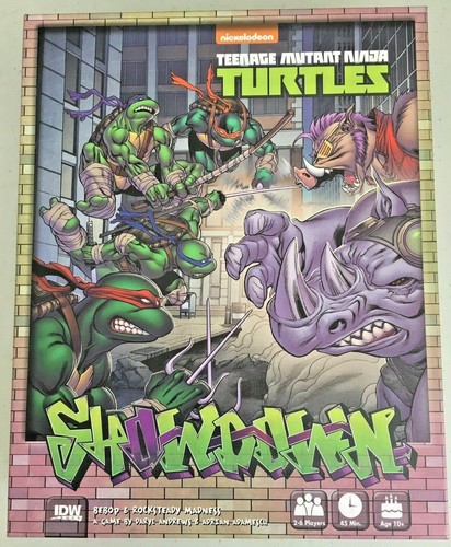 NICKELODEON TEENAGE MUTANT NINJA TURTLES SHOWDOWN BOARD GAME 2-6 ...