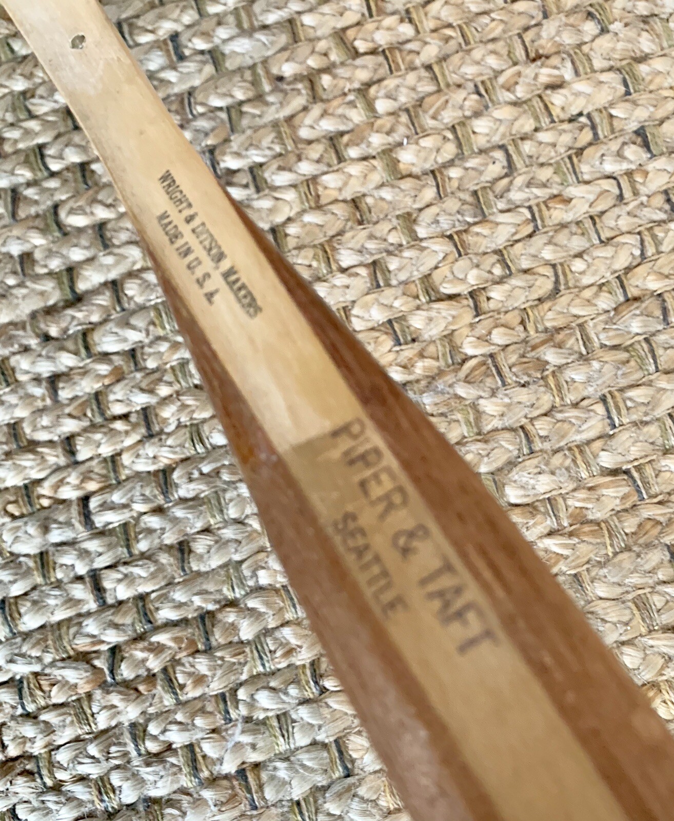 Antique Piper Taft Seattle Pre Eddie Bauer Tennis Racket Racquet Wright ...