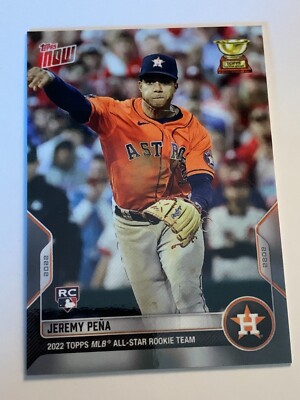 JEREMY PENA - RC-5 - 2022 MLB TOPPS NOW - Rookie RC Cup Team Set | eBay