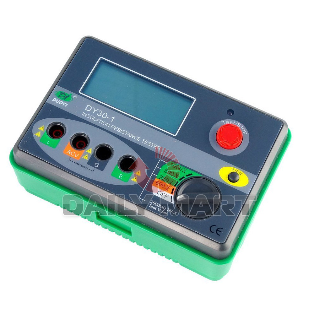 NEW Duoyi DY30-1 Digital Insulation Resistance Megohmmeter Multimeter ...