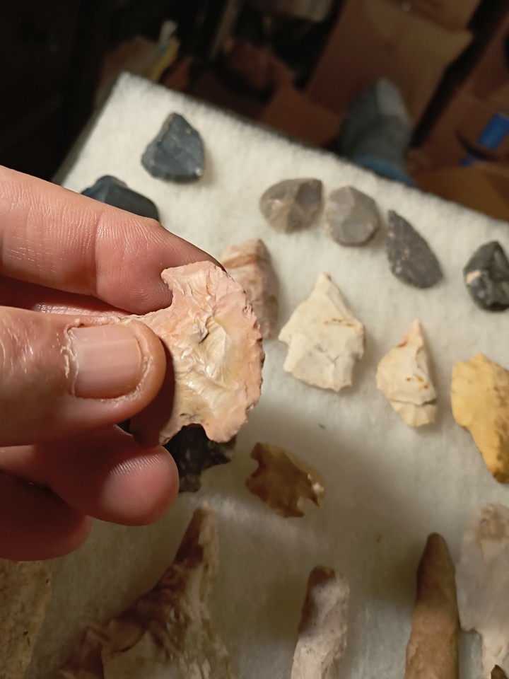 Authentic Drill Hafted Scraper Perforator Thumb Scraper Etc. Arrowhead ...