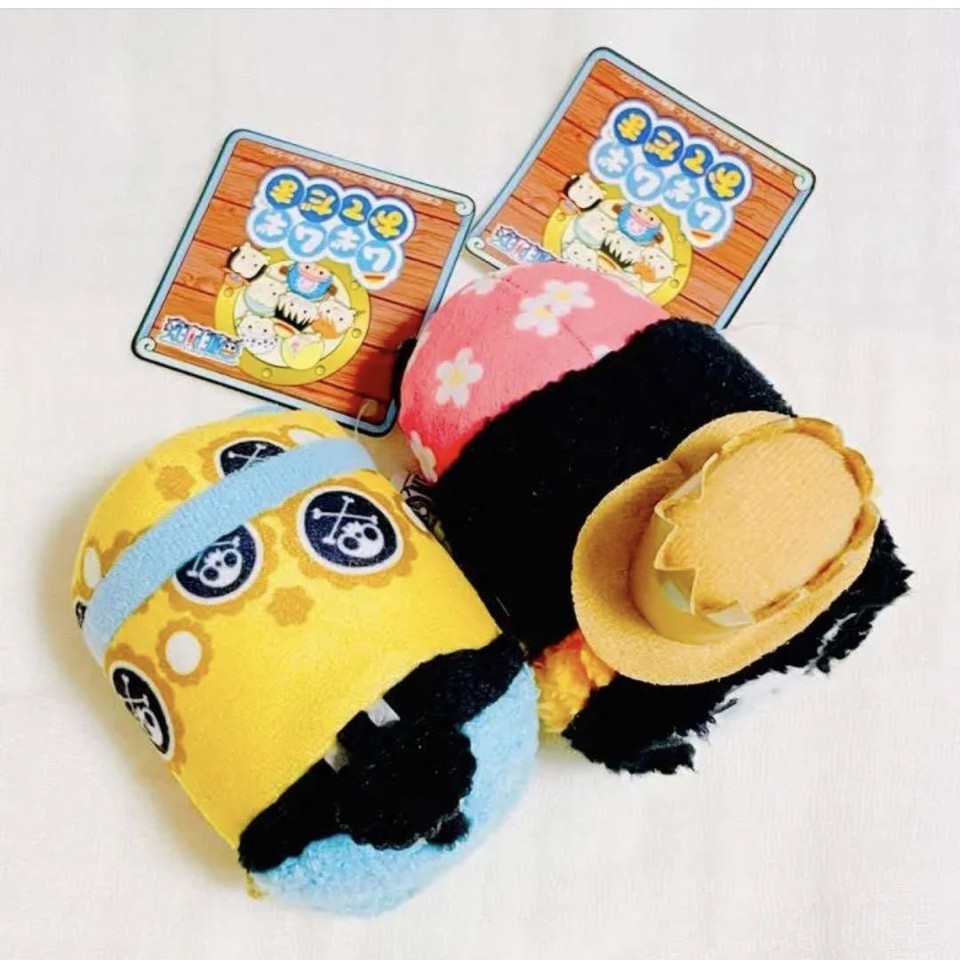 One Piece Jinbe Brook Mugi Otedama Set Plush Toy | eBay