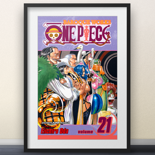One Piece - Vol 21 Cover Art - 11x17" Poster - Art Poster Anime NAMI ...