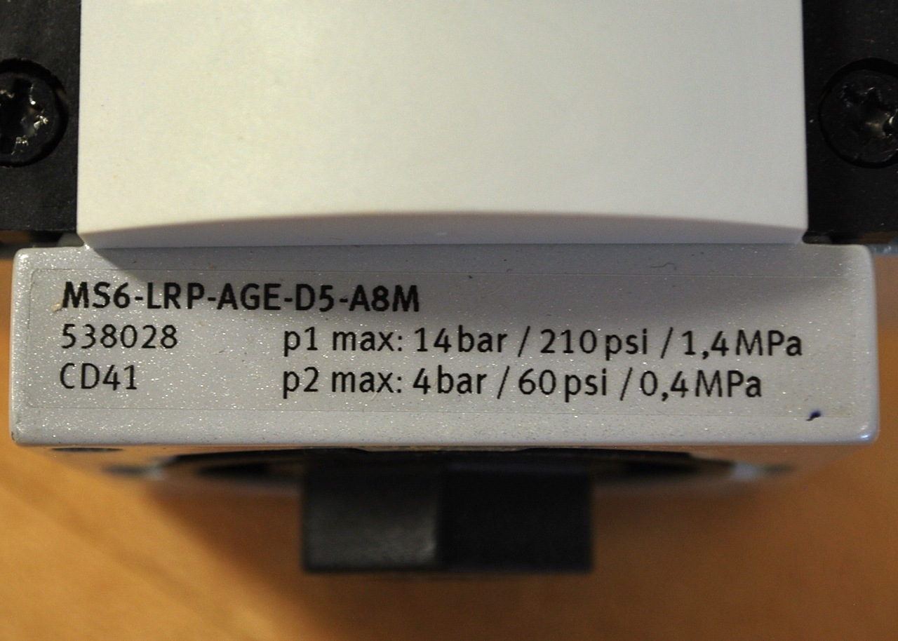 Festo MS6-LRP-AGE-D5-A8M Pneumatic Pressure control Valve - NEW | eBay