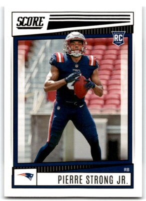 2022 SCORE PIERRE STRONG JR. RC NEW ENGLAND PATRIOTS #337 | eBay