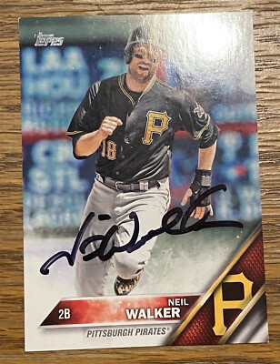 Neil Walker Signed 2016 Topps Autograph Card - Pirates | eBay