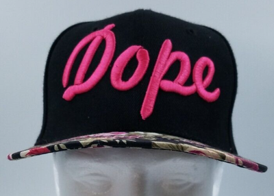 Dope Snapback Floral Snapback Floral Black : Headict