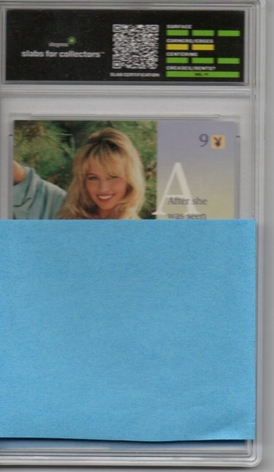 1996 SPORTS TIME PLAYBOY PAMELA ANDERSON CARD #9 MINT 9 BY DEGREE ...