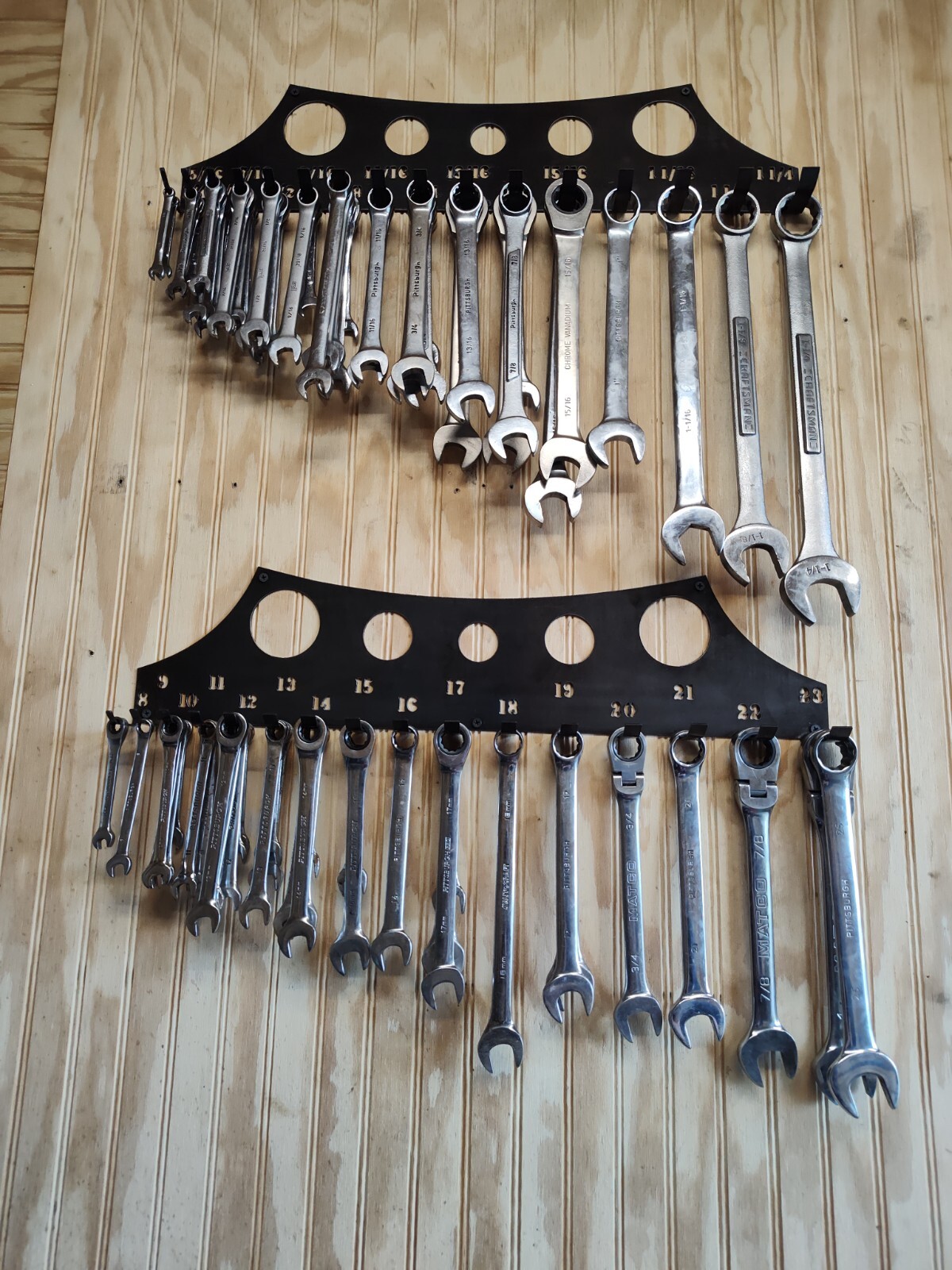 Heavy Duty Wrench Rack Organizer Storage Holder SAE/Metric | eBay