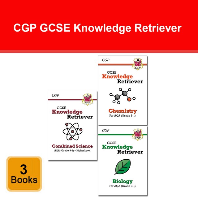 CGP GCSE Knowledge Retriever 3 Books Set Chemistry Biology for AQA Grade 9-1 for sale online | eBay