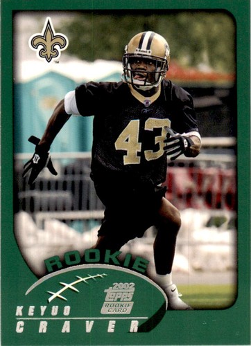 2002 Topps Keyuo Craver Football Cards #377 | eBay