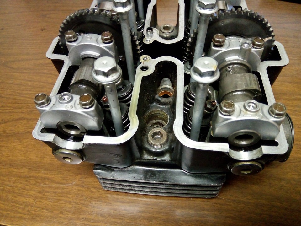 SALE!! 1989 Kawasaki EX500 Complete Cylinder Head Valve Cover Engine 87 ...