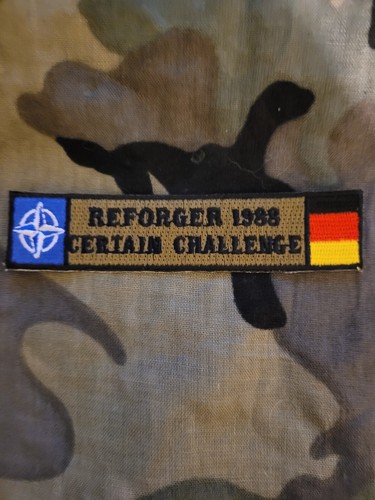REFORGER 1988 (Certain Challenge) 4" embroidered patch | eBay