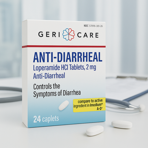 Anti-Diarrheal Caplets 2mg–Fast Diarrhea Relief 24 Count Stomach ...