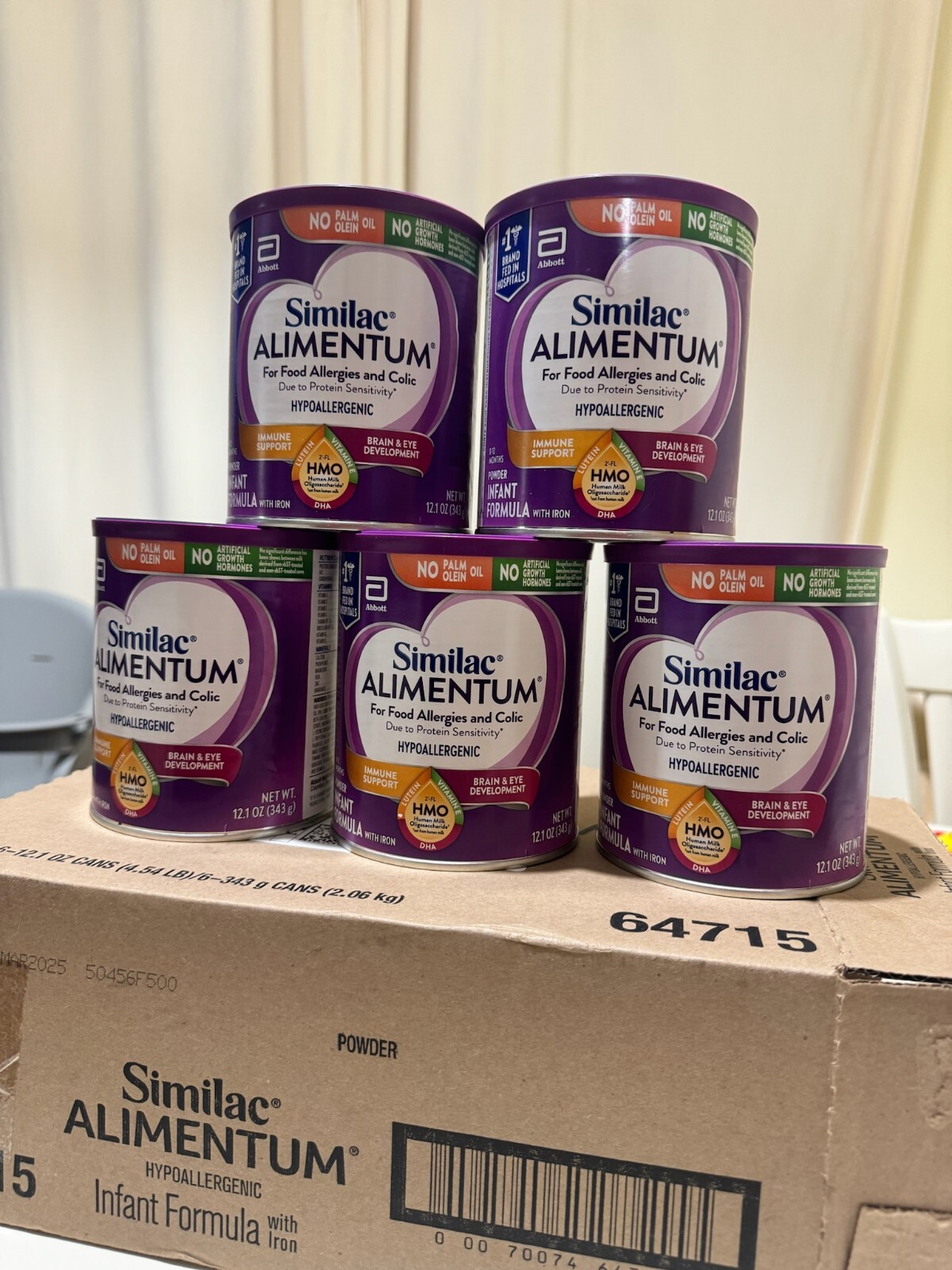 (5)Alimentum Infant Powder 12.1oz/can This baby formula is not expired ...