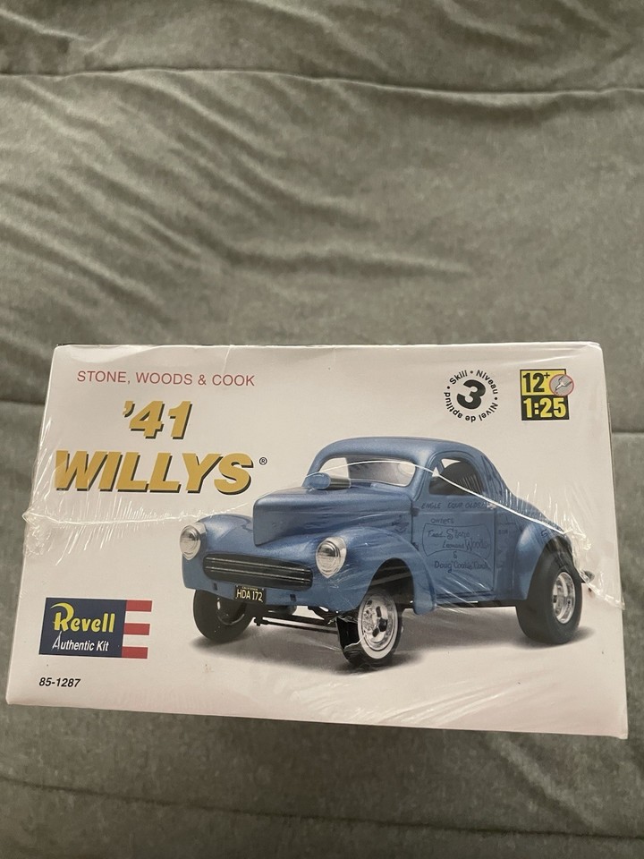 ‘41 WILLYS Stone, Woods & Cook vintage Revell Factory Sealed model | eBay