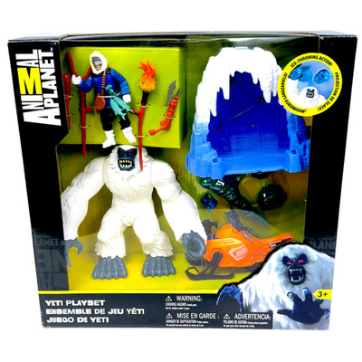 Animal Planet Yeti Playset Abominable Snowman Figure Playset Kids Toy 3 ...