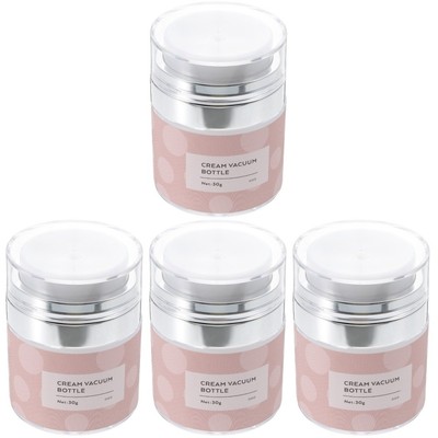 4 Pack Vacuum Cream Box Travel Empty Cosmetics Dispenser Containers for ...