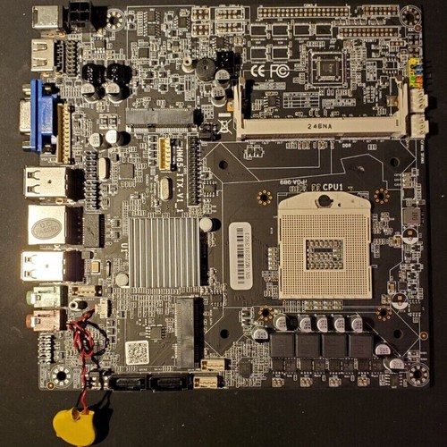 HM65 All-In-One Motherboard ITX PGA988 DDR3 VGA/LVDS Interface | eBay