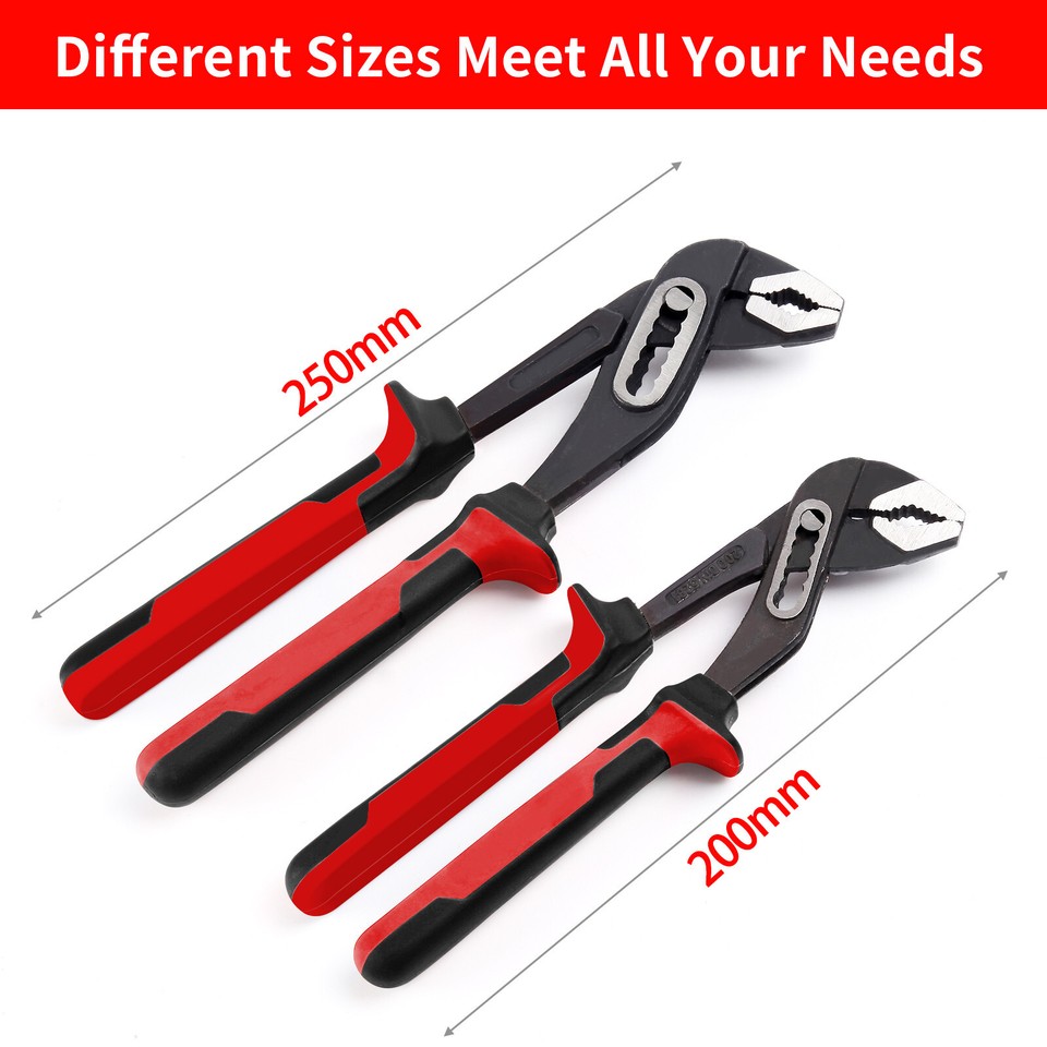 Sharp-Tec Adjustable Water Pump Pliers | 200mm 250mm | Plumbers & DIY ...