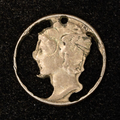 Cut-Out Coin - 10c Mercury Silver Dime - SKU-X2341 | eBay