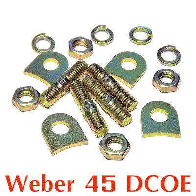 Installation kit pads tabs lock for Weber 45 DCOE for 2x velocity stack ...